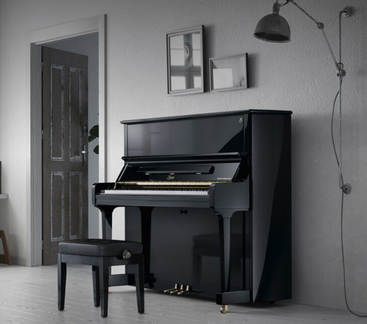 BOSTON UP-126E Parlak Siyah 126 CM Duvar Piyanosu Fiyatı, Özellikleri ...