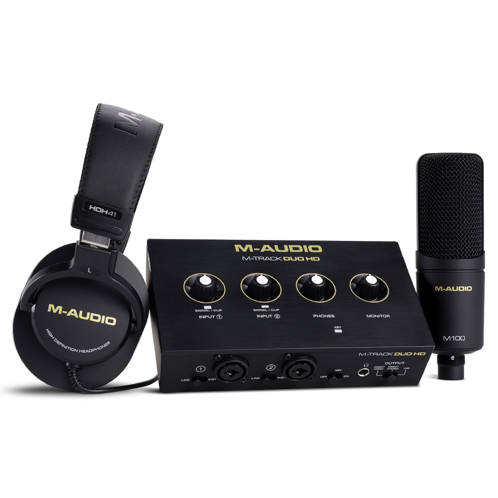 M-AUDIO M-Track Duo HD Stüdyo Kayıt Paketi Fiyatı, Özellikleri | ZUHAL ...