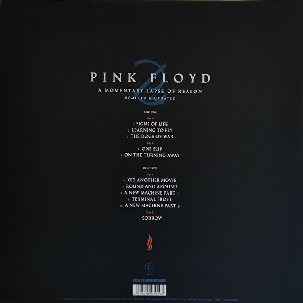 Pink Floyd - A Momentary Lapse Of Reason (45 RPM - Half Speed Master ...