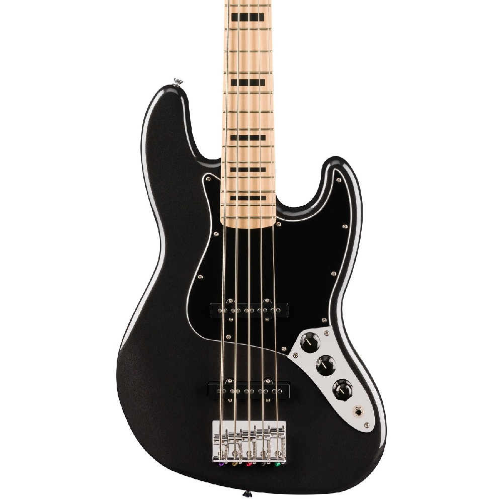 Squier Affinity Active Jazz Bass V Akçaağaç Klavye Metalik Siyah Bas ...