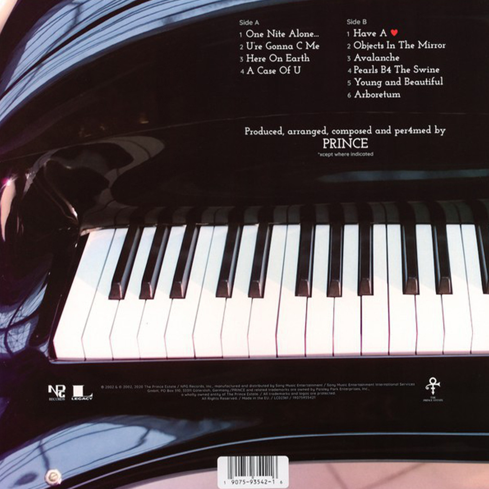 Prince - One Nite Alone... Solo Piano And Voice By Prince Fiyatı ...