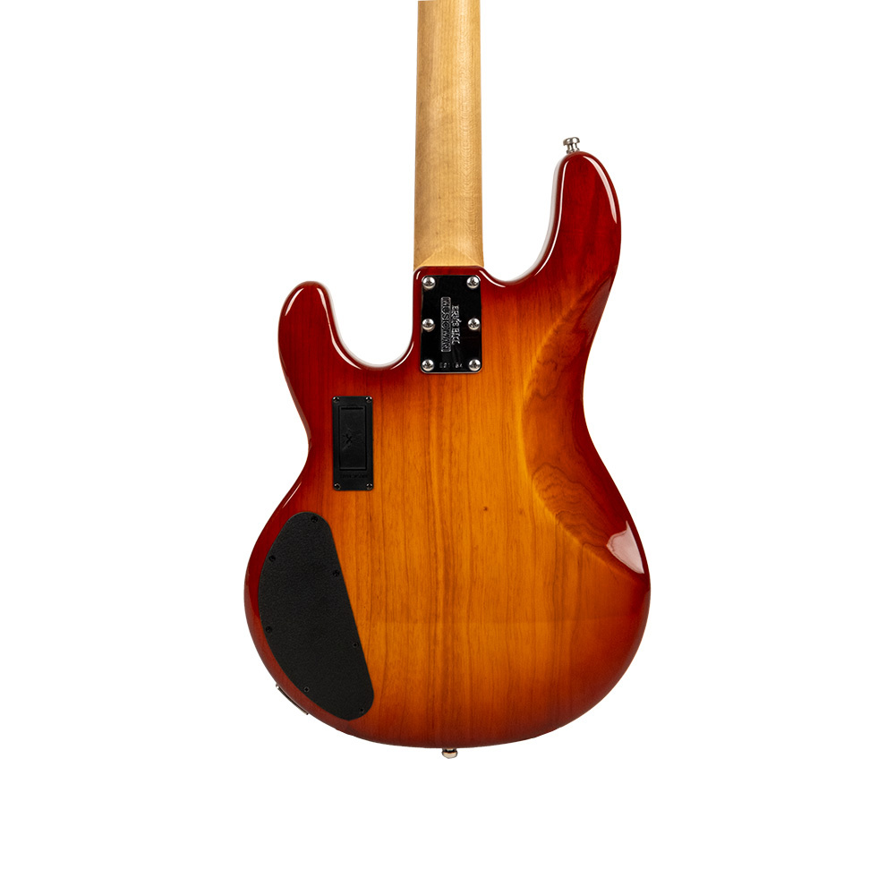 MUSICMAN Stingray HH Honeyburst Rosewood Neck Pearloid White Pickguard ...