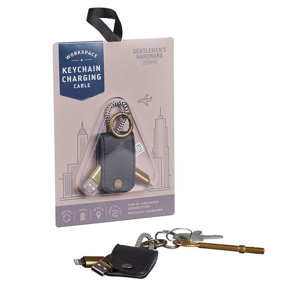 GENTLEMEN'S HARDWARE Lightning Şarj Kablosu Anahtarlık Fiyatı ...
