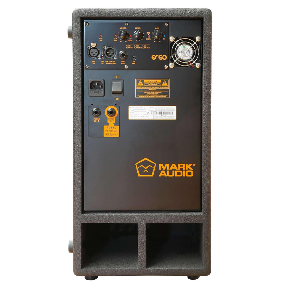 Mark Audio ERGO System 4 1000W+400W Peak / 500W+200W RMS 4 Ohm Ses ...
