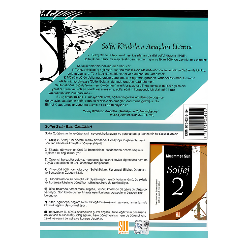 Solfej 1 Fiyatı, Özellikleri | ZUHAL - Dünyanın En İyi Müzik Mağazası Tasarımı Ödülü 2024