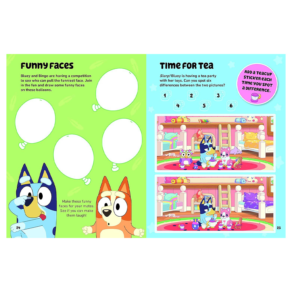 Bluey: Meet Bluey! Sticker Activity Book Fiyatı, Özellikleri | ZUHAL ...