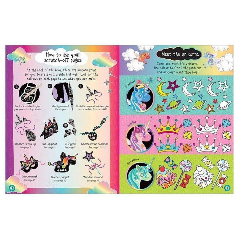 MBI - Scratch and Sparkle Unicorns Activity Book Fiyatı, Özellikleri ...