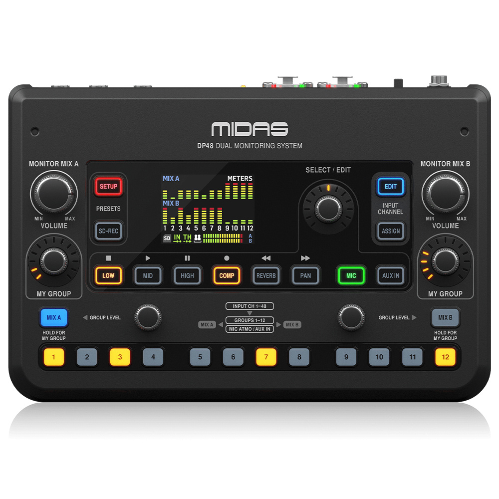 MIDAS DP48 48-Kanal Kişisel Monitör Mikseri Fiyatı, Özellikleri | ZUHAL ...