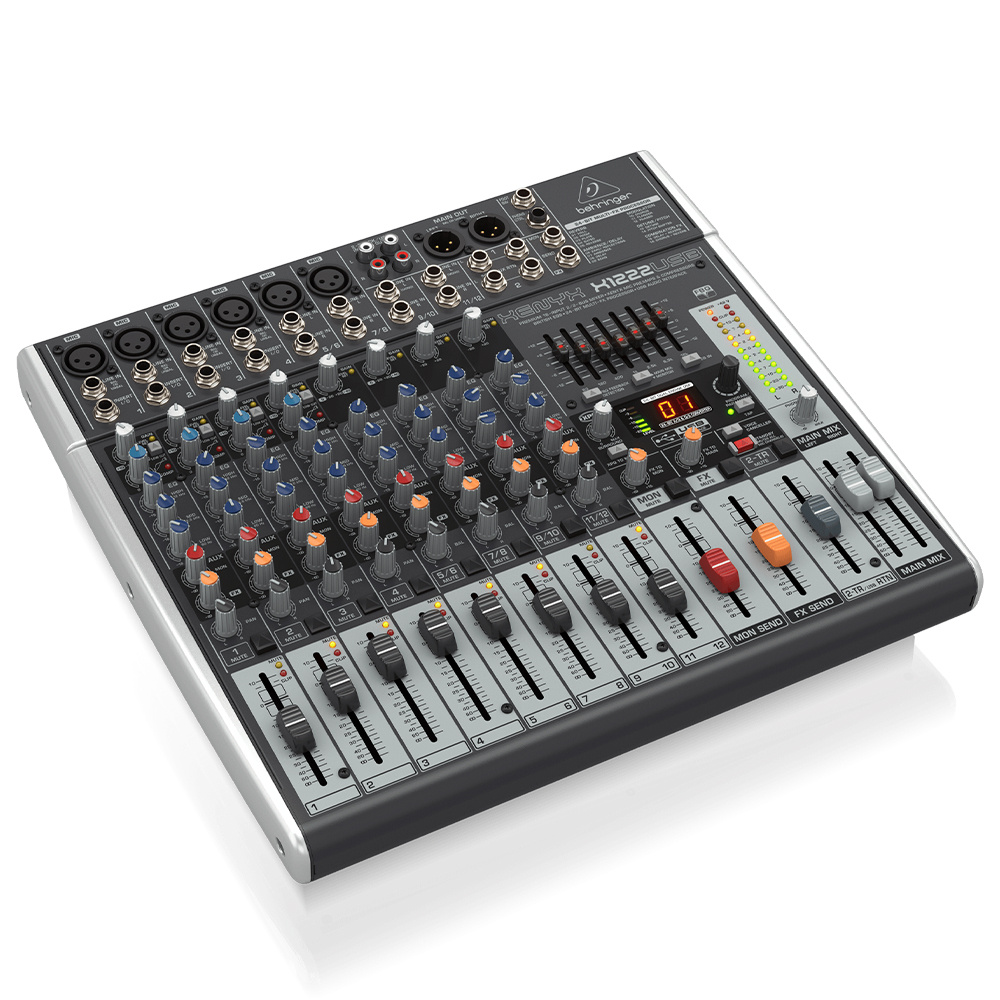 BEHRINGER X1222USB 12-Kanal 2/2-Bus Analog Mixer Fiyatı, Özellikleri ...