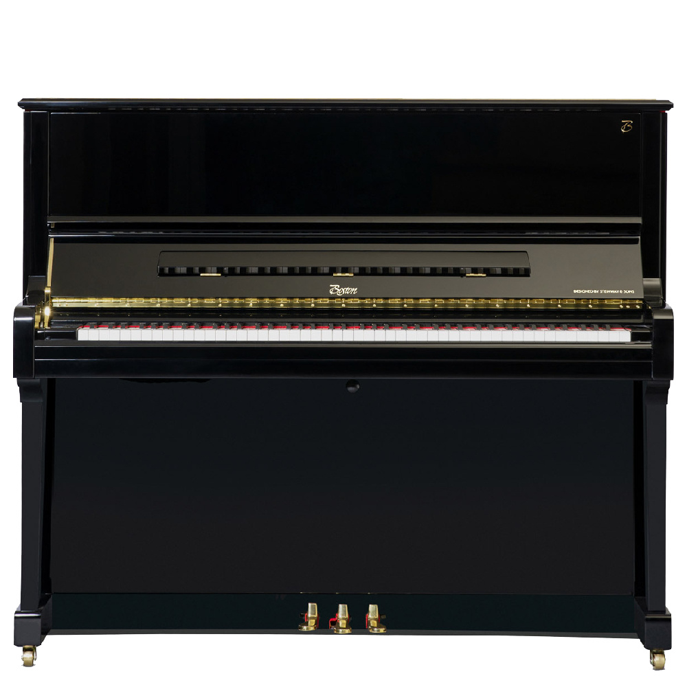 BOSTON UP-126E Parlak Siyah 126 CM Duvar Piyanosu Fiyatı, Özellikleri ...