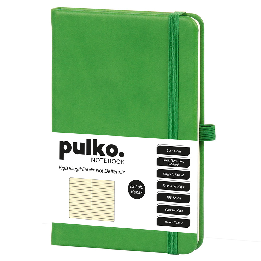 PULKO Notebook Not Defteri, (9x14cm) Yeşil Fiyatı, Özellikleri | ZUHAL ...