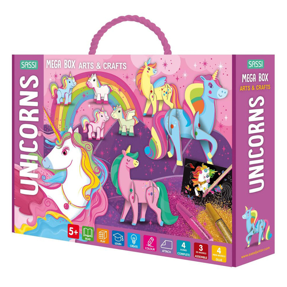 SASSI Mega Box Arts & Crafts - Unicorns Fiyatı, Özellikleri | ZUHAL - Dünyanın En İyi Müzik ...